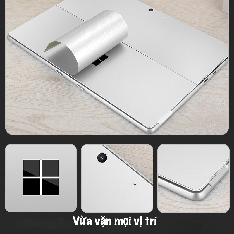 Dán Mặt Lưng Microsoft Surface Pro 9 Aluminum Tản Nhiệt Jrc Bengo Vn