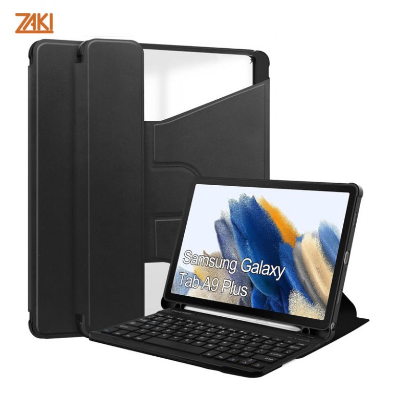 Bao Da Bàn Phím Samsung Galaxy Tab A9 Plus ZAKI SlimFit Clear Rotate ...